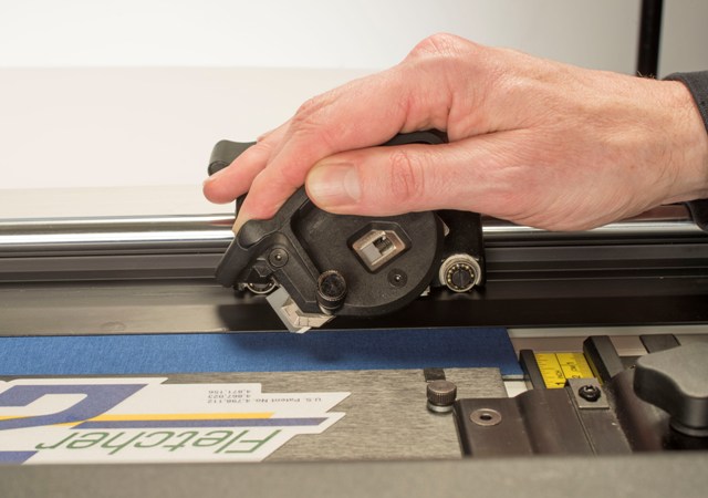 Cut Bevels and V-Grooves | 2200 Mat Cutter | Fletcher Business Group